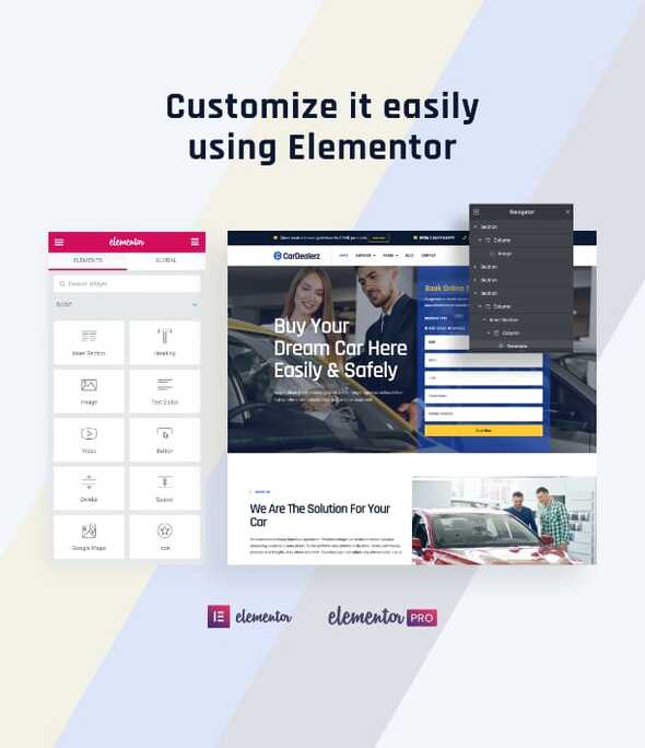 CarDealerz - Auto Dealer & Auto Shop Website Elementor Template Kit by ...