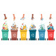 Waste Collection Segregation and Recycling, Vectors | GraphicRiver