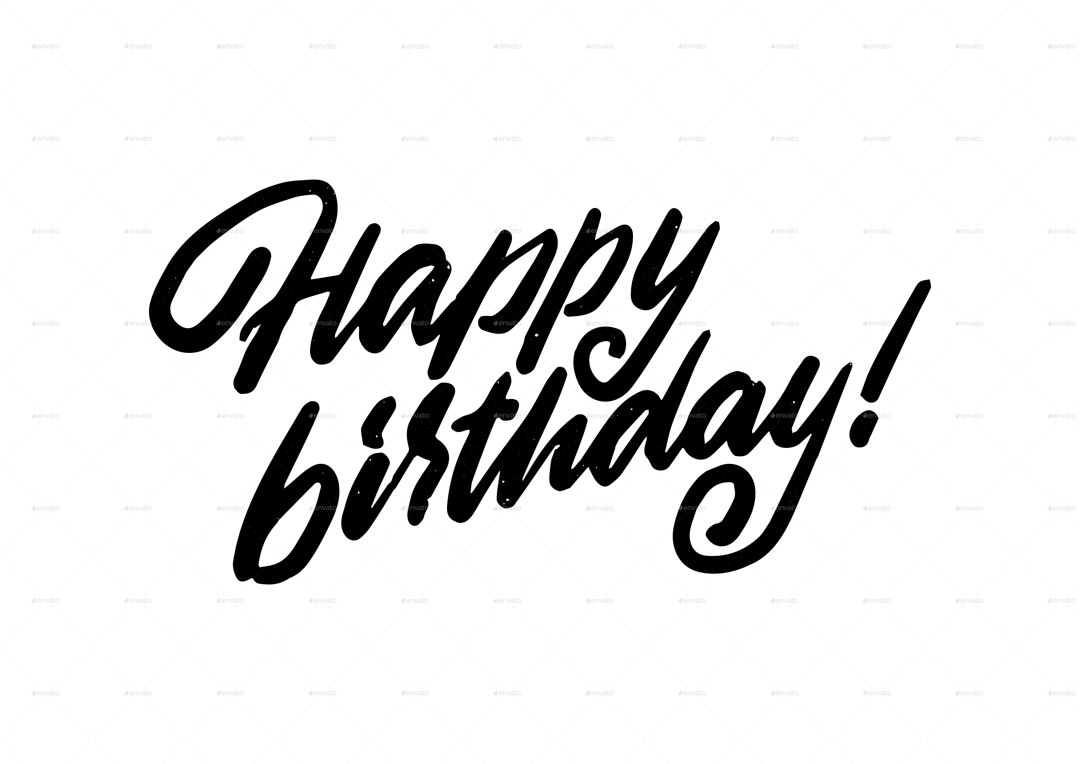 Birthday lettering set, Vectors | GraphicRiver