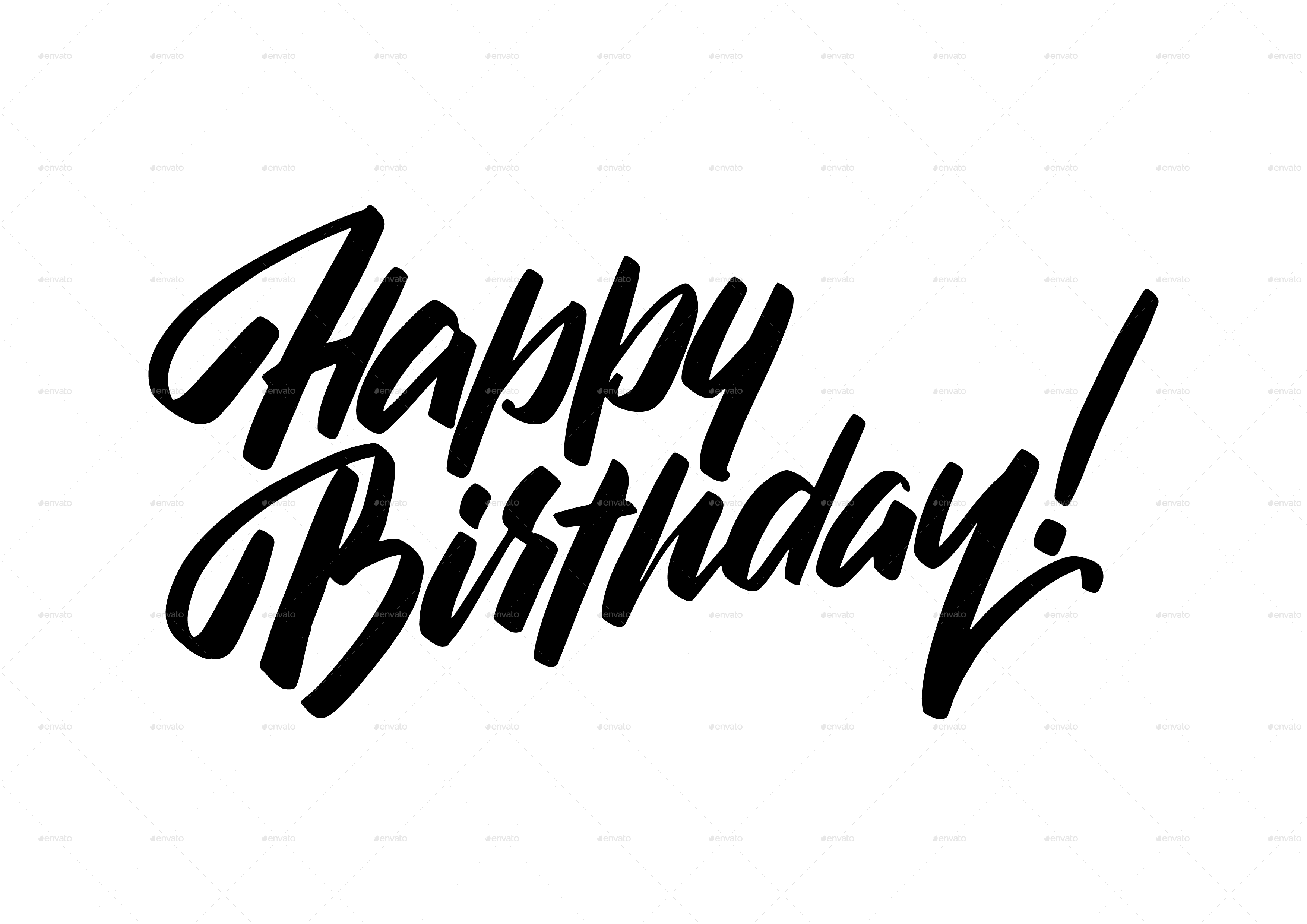 Birthday lettering set, Vectors | GraphicRiver