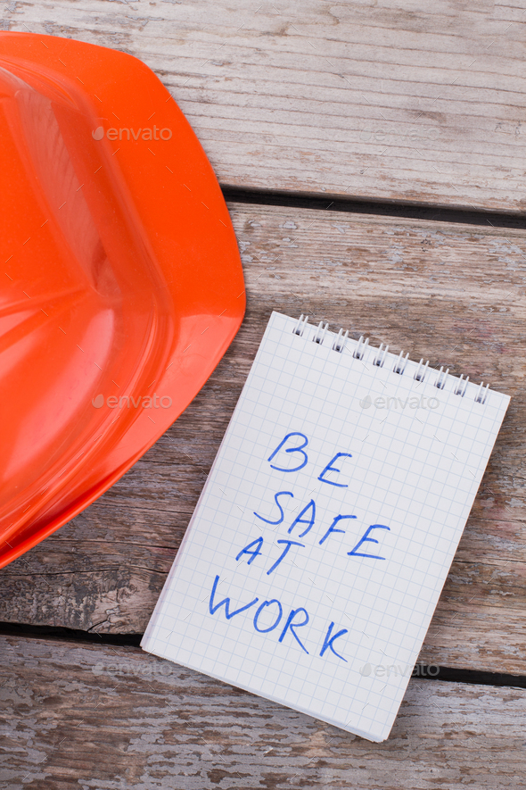 Be safe at work concept. Stock Photo by stockfilmstudio | PhotoDune