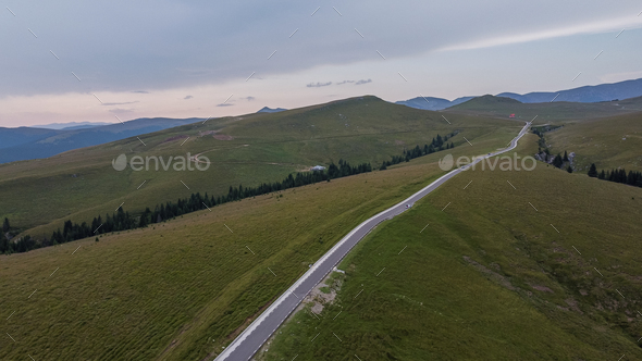 Mountain Road Aerial View Stock Photo by baspentrubas | PhotoDune