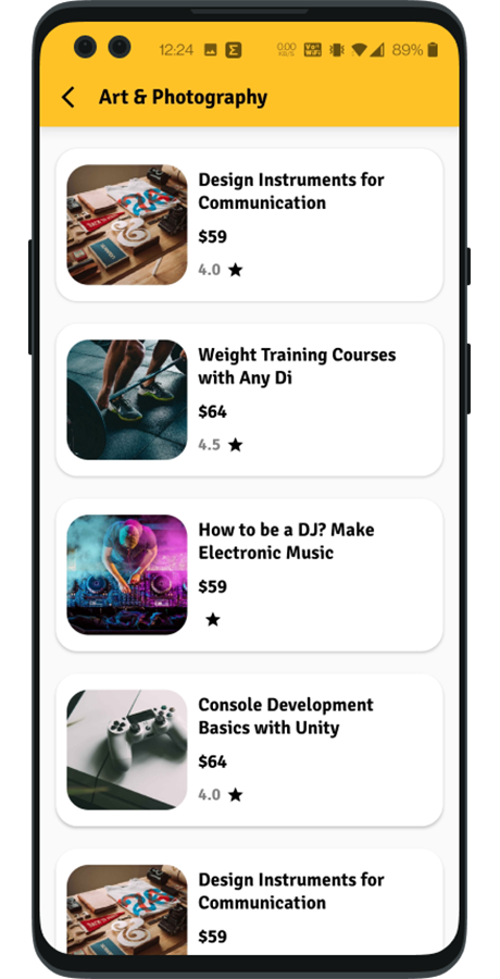 React Native LMS App Template - Course App Template React Native ...