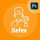 Sefex - Chef Finder Mobile App UI Template, Web Elements | GraphicRiver