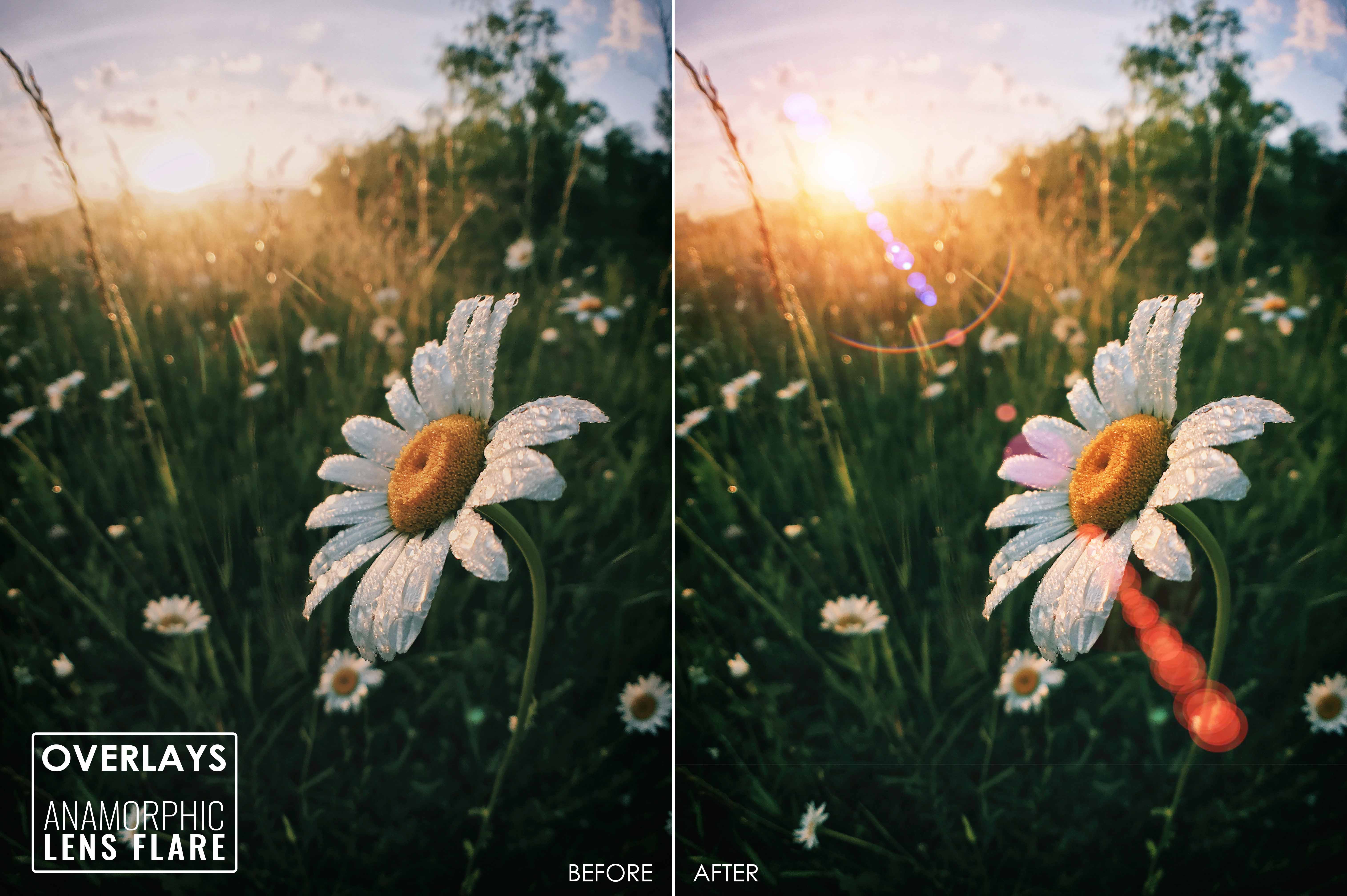 40 Anamorphic Lens Flare Overlays, Add-ons | GraphicRiver