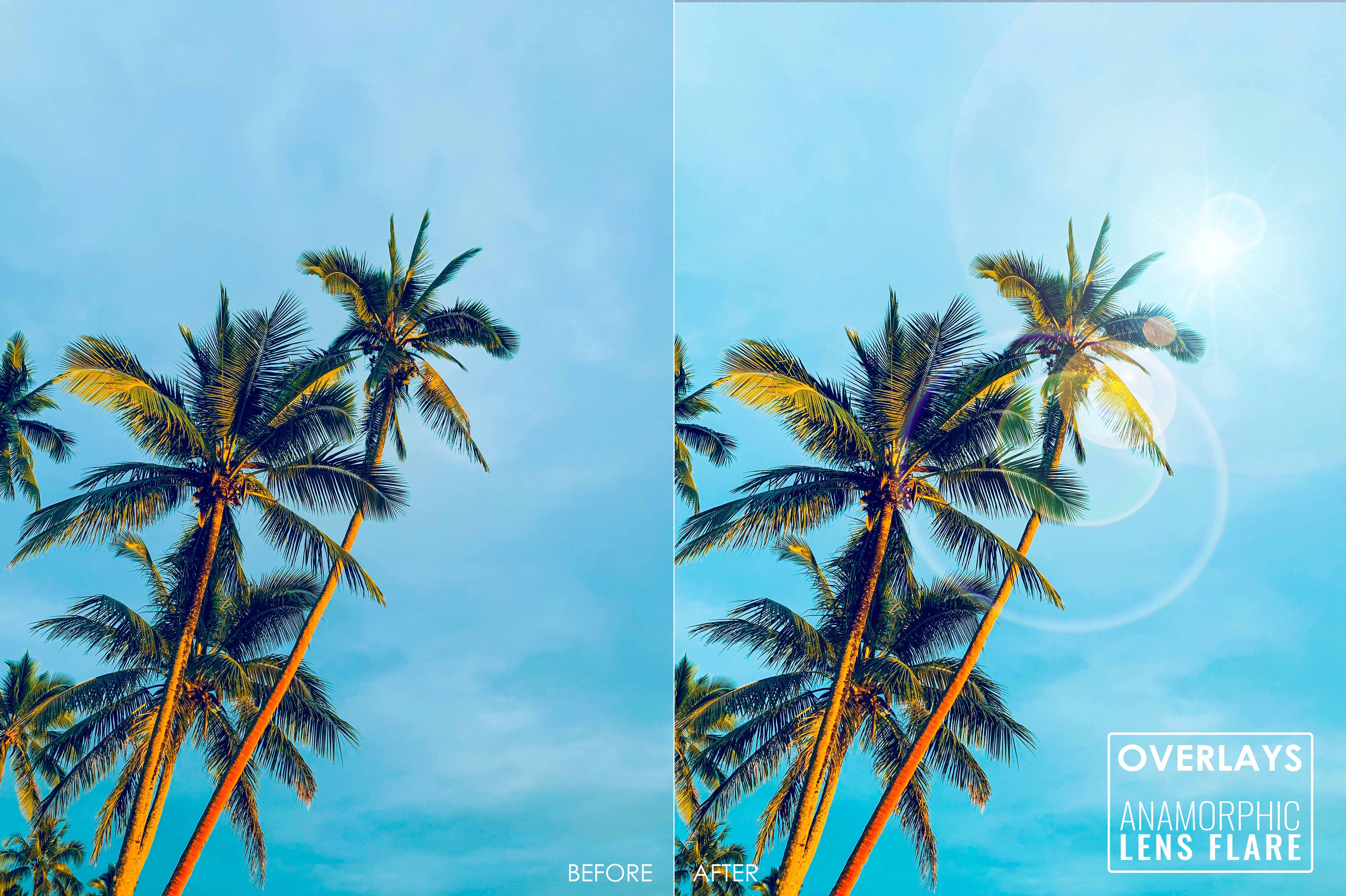 40 Anamorphic Lens Flare Overlays, Add-ons | GraphicRiver