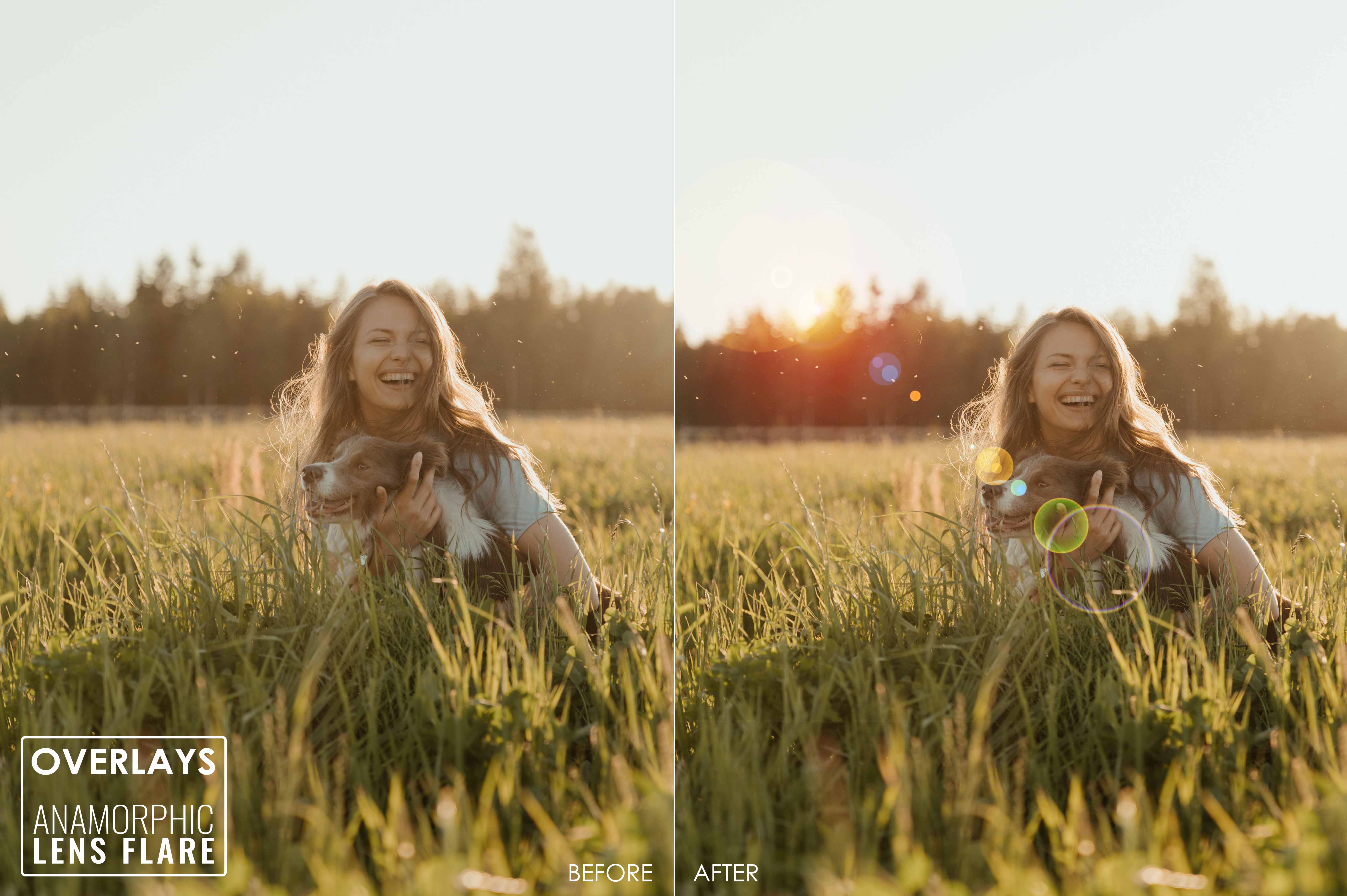 40 Anamorphic Lens Flare Overlays, Add-ons | GraphicRiver