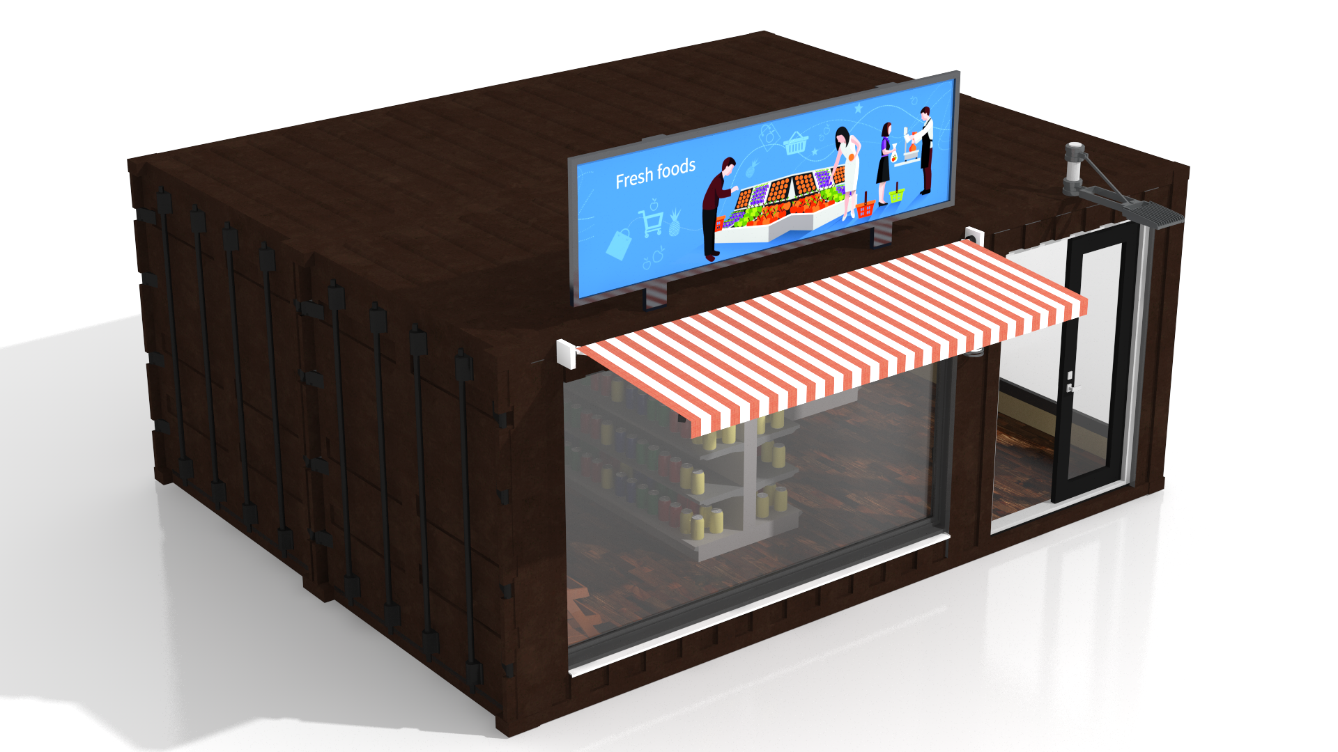 Container Grocery Store by Benz_creation | 3DOcean