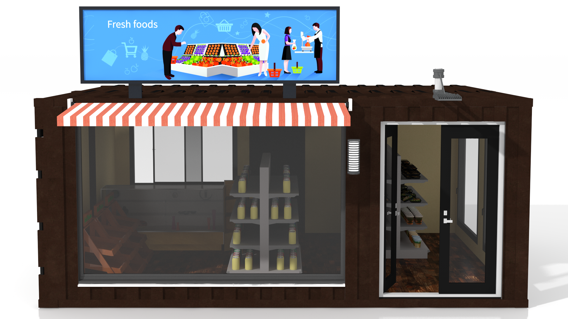 Container Grocery Store by Benz_creation | 3DOcean