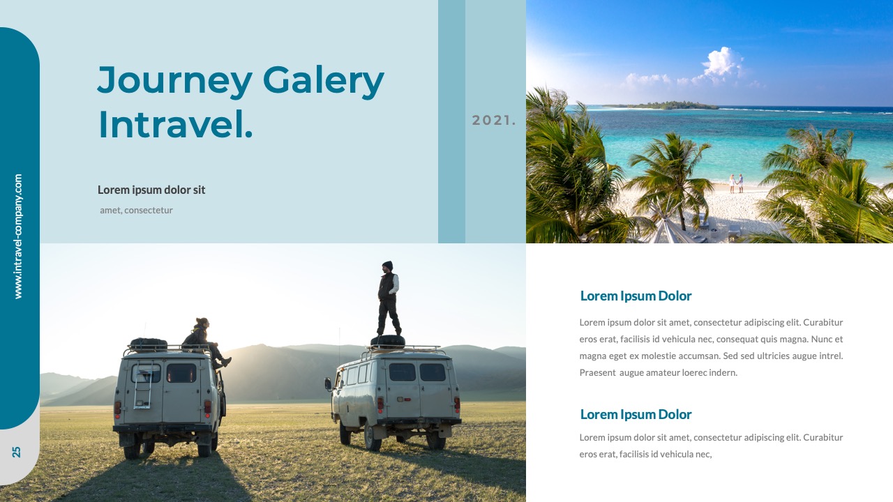 INTRAVEL – Travel Company Presentation PowerPoint Template ...
