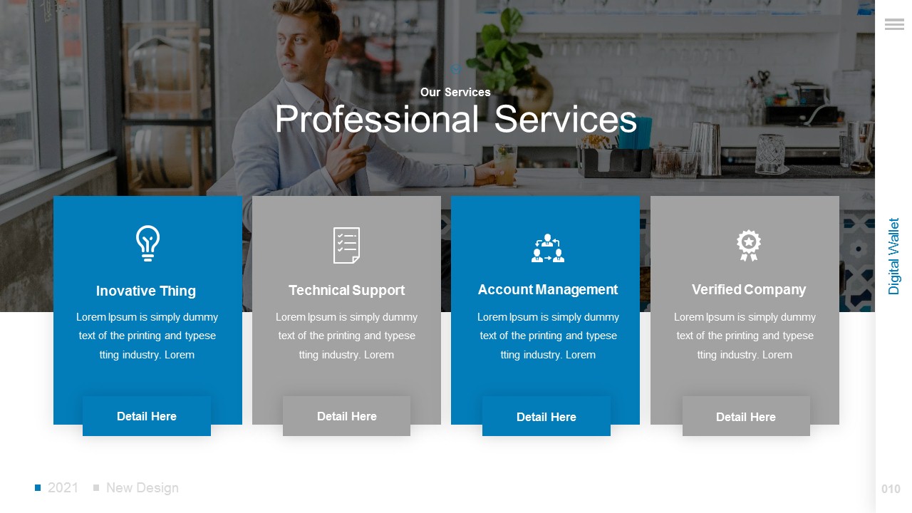 Digital Wallet Powerpoint Presentation Template, Presentation Templates