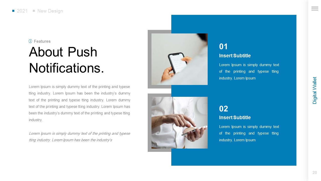 Digital Wallet Powerpoint Presentation Template, Presentation Templates