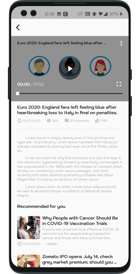 News Android App + News iOS App Template | Flutter | NewsApp by ...