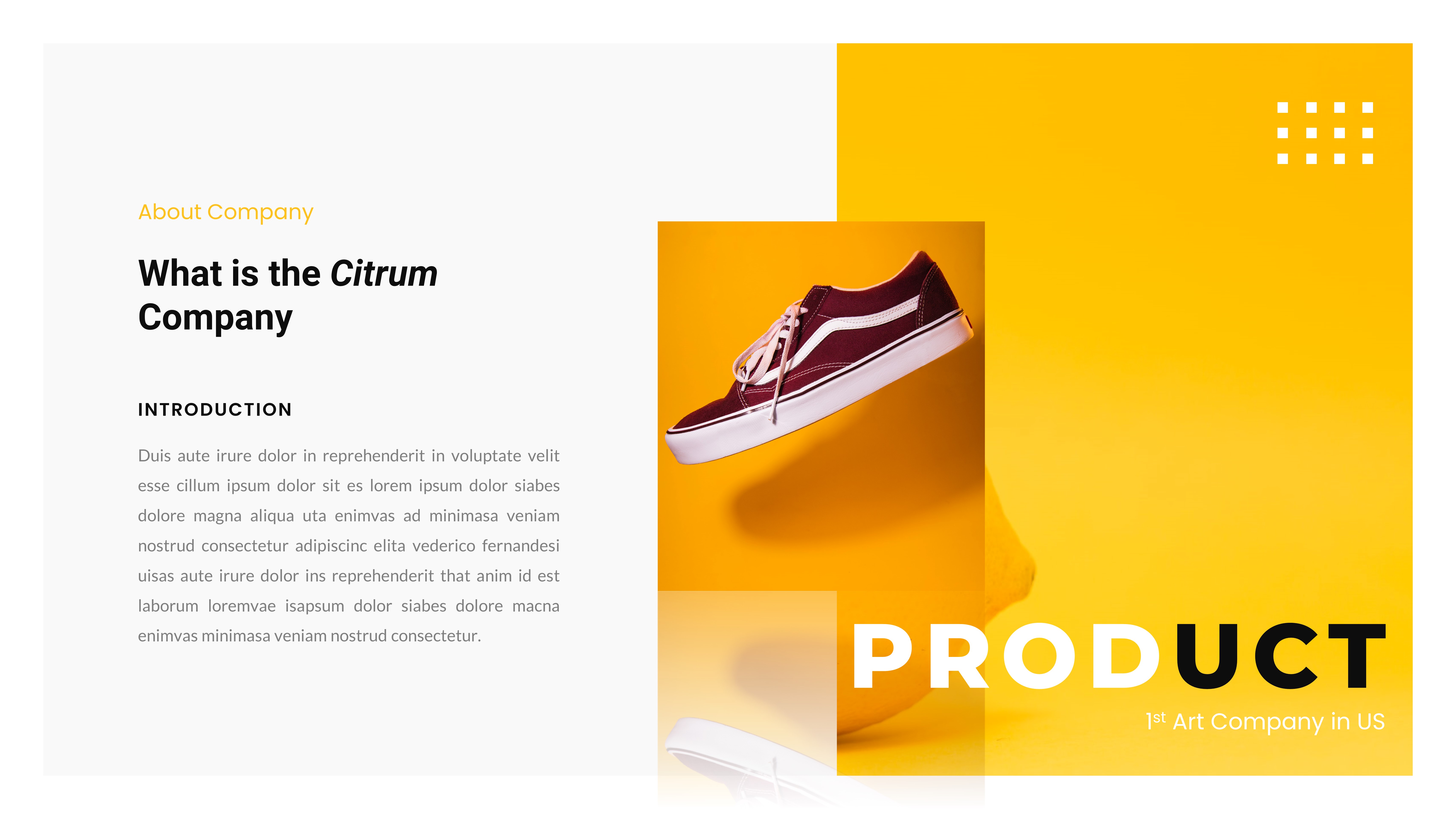 Citrum Orange – Creative Business PowerPoint Template, Presentation ...