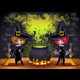 Funny witches with pot. , Vectors | GraphicRiver