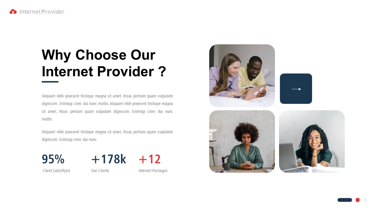 Internet Provider Powerpoint Template Presentation, Presentation Templates