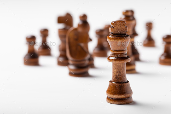 Chess isolated on white background Stock Photo by FabrikaPhoto | PhotoDune