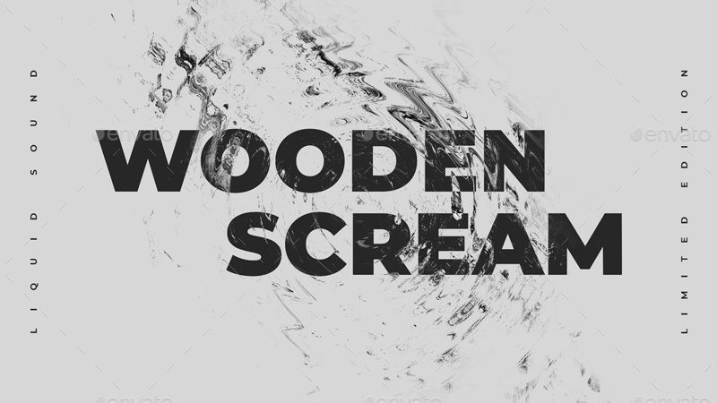 Wooden Scream – Music Album Cover Artwork Template, Web Elements ...