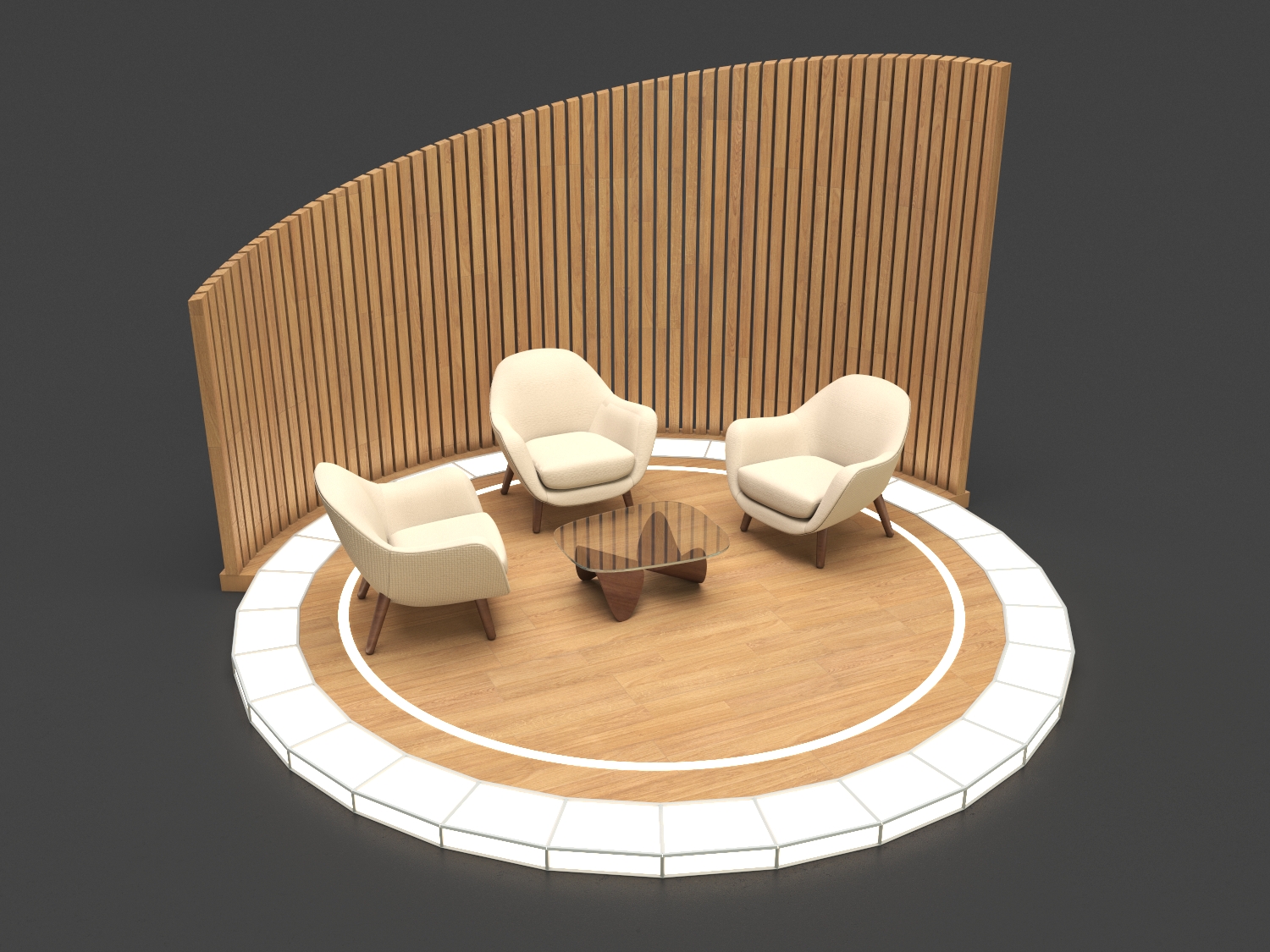 TV Studio Design Talk Show by haythamsaid | 3DOcean