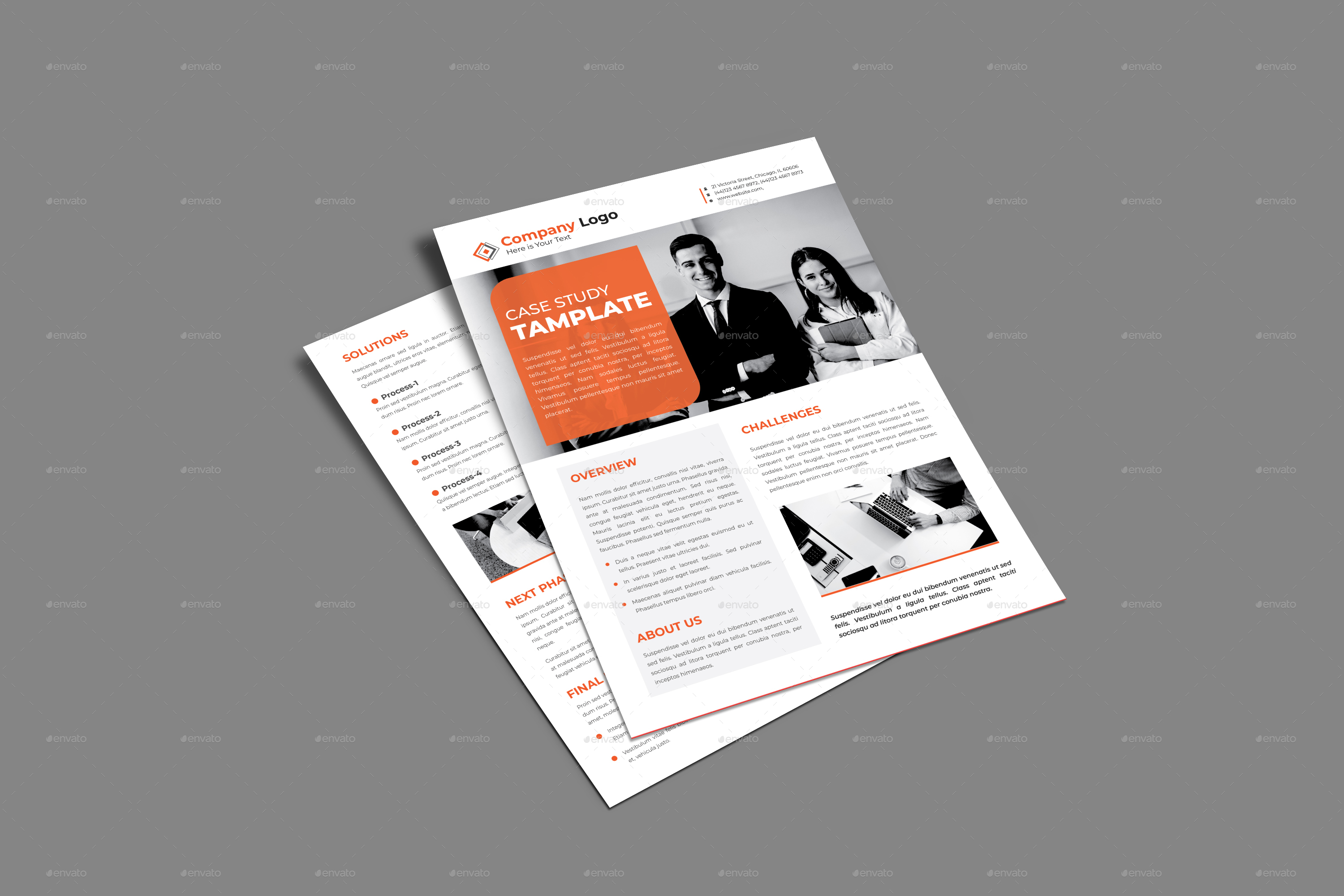 Case Study Tamplate, Print Templates | GraphicRiver