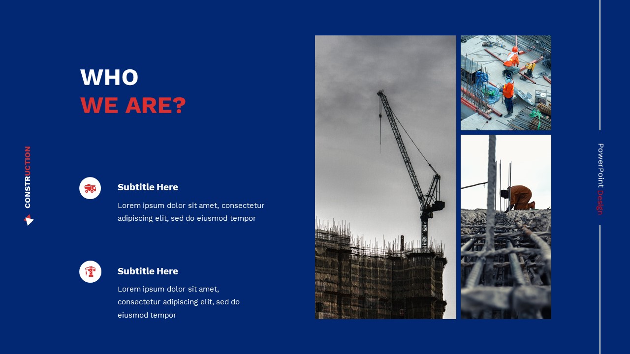 Construction Powerpoint Template, Presentation Templates | GraphicRiver