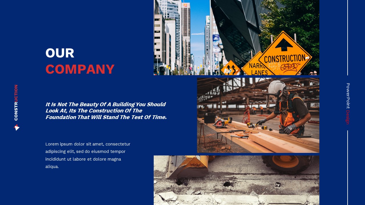 Construction Powerpoint Template, Presentation Templates | GraphicRiver