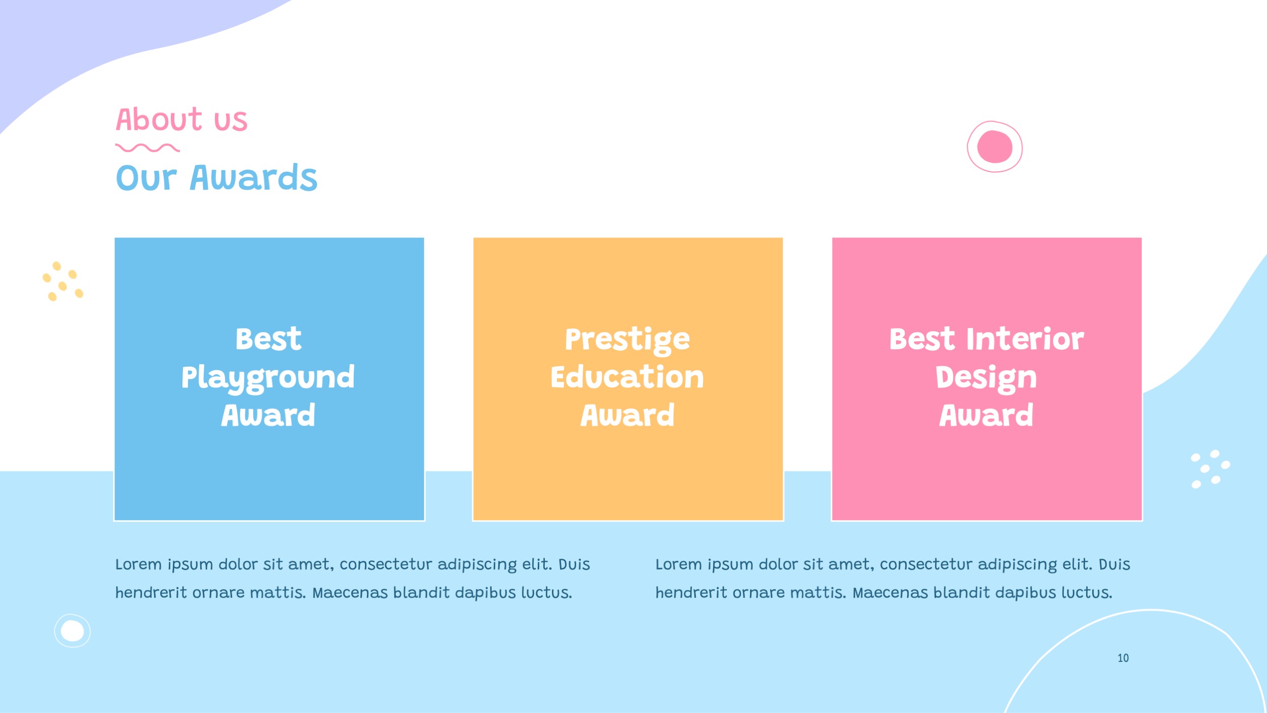 Kid Entertainment Center PowerPoint Presentation Template, Presentation ...