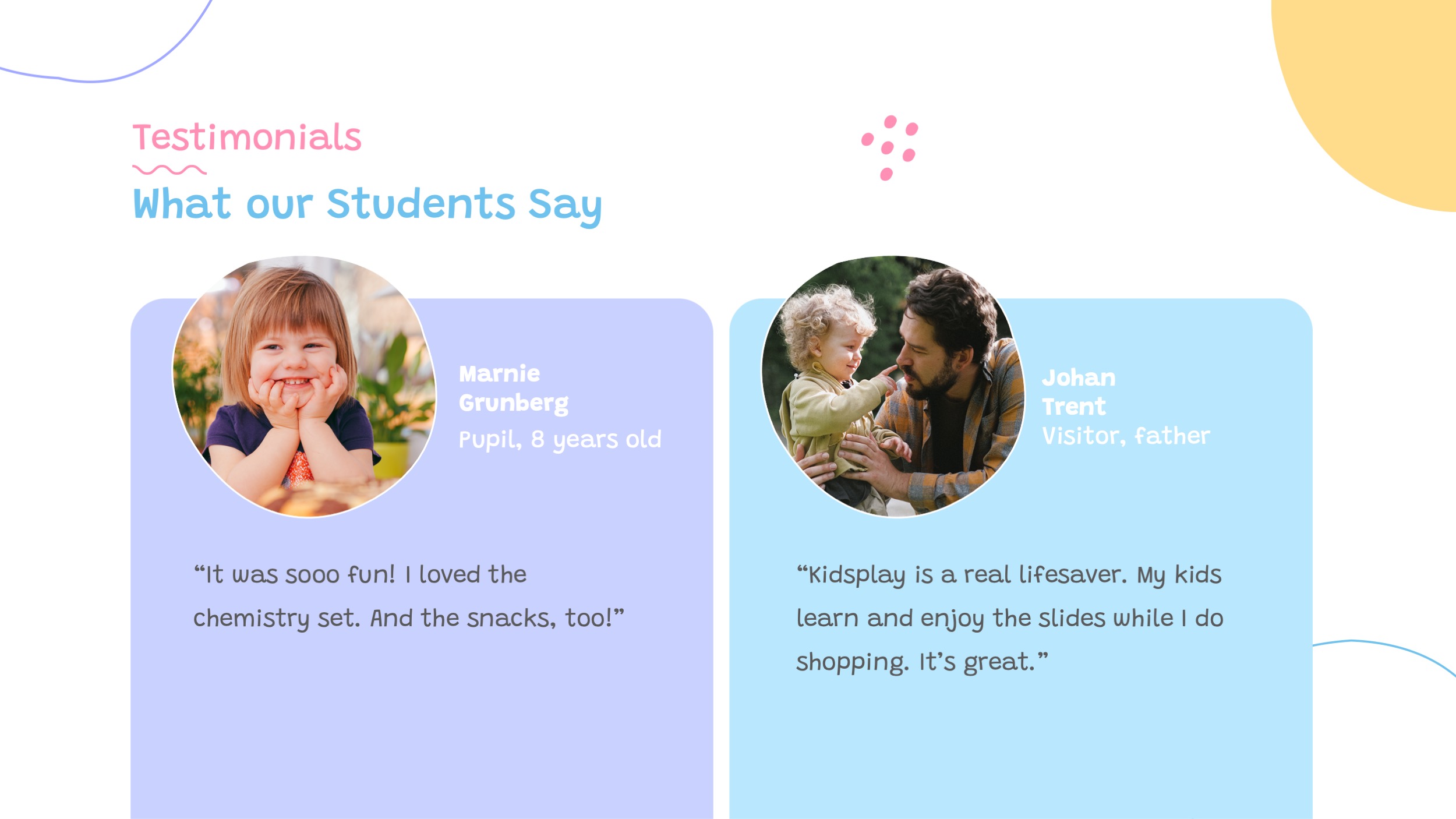 Kid Entertainment Center PowerPoint Presentation Template, Presentation ...