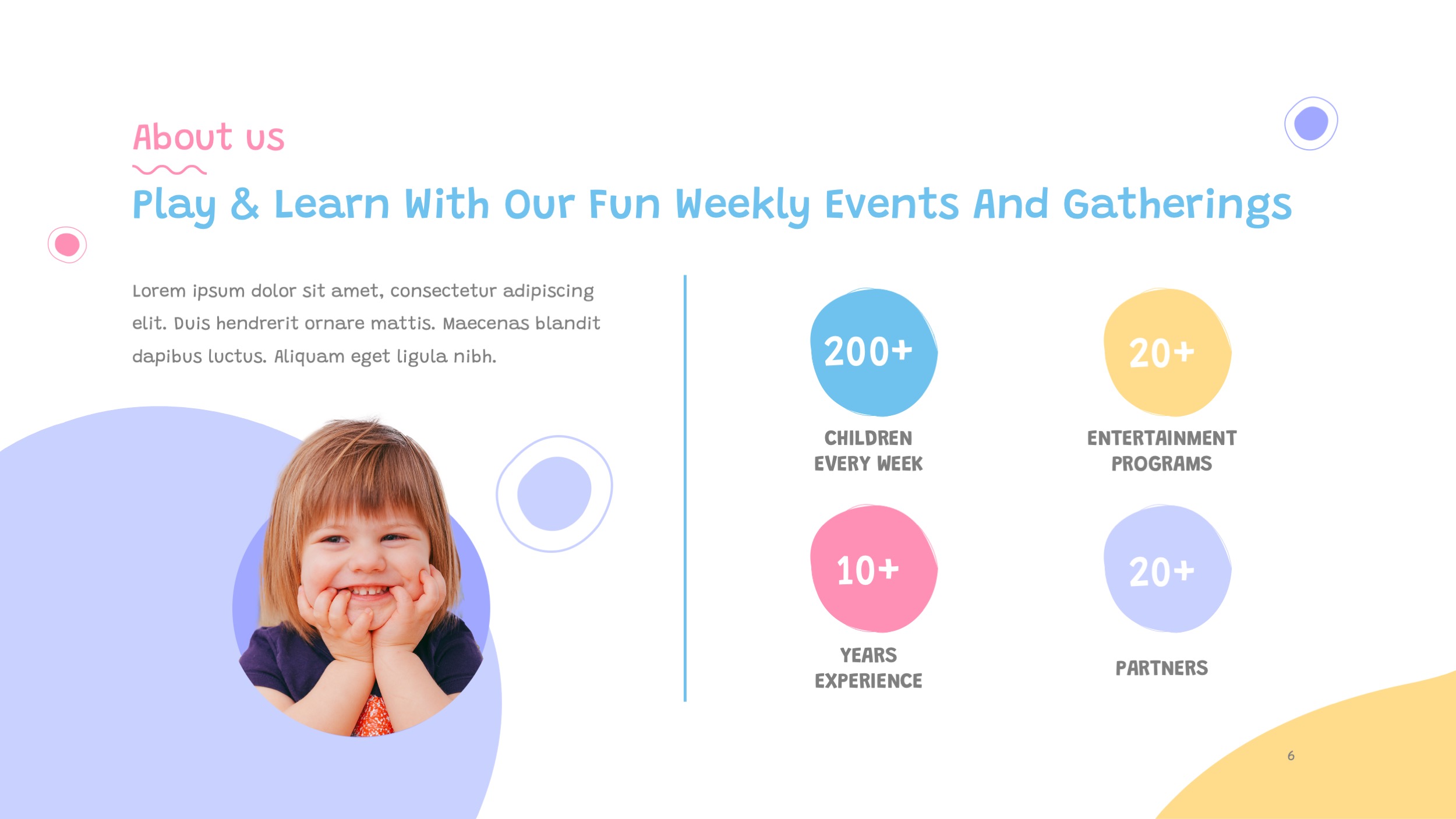Kid Entertainment Center PowerPoint Presentation Template, Presentation ...