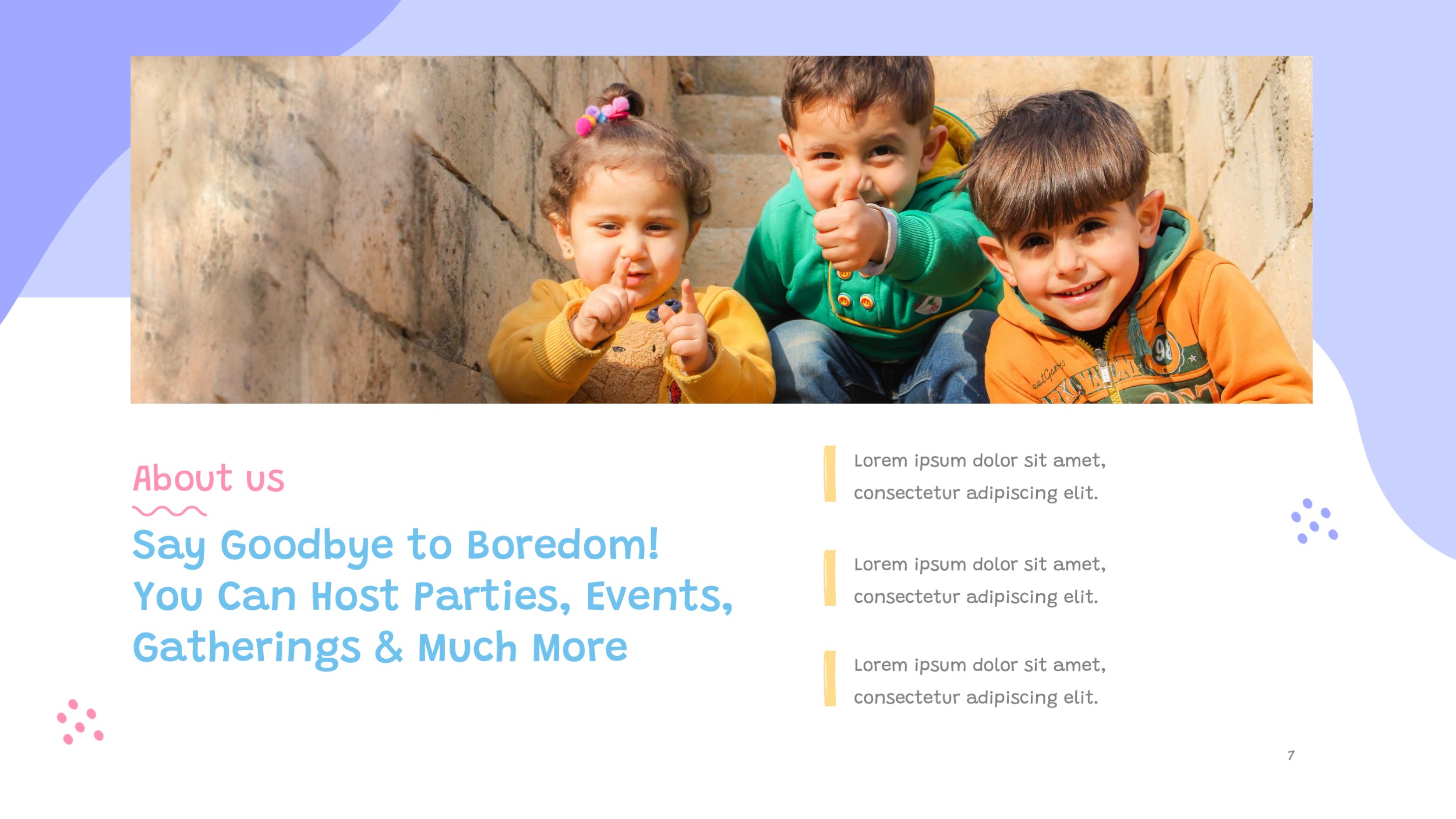 Kid Entertainment Center PowerPoint Presentation Template, Presentation ...