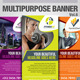 Multipurpose Banner Vol.5, Print Templates | GraphicRiver