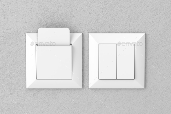 Key card reader and light switches Stock Photo by magraphics | PhotoDune