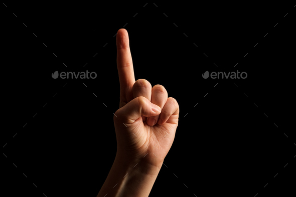 Hand Showing Sign of Z Alphabet in American Sign Language (ASL ...
