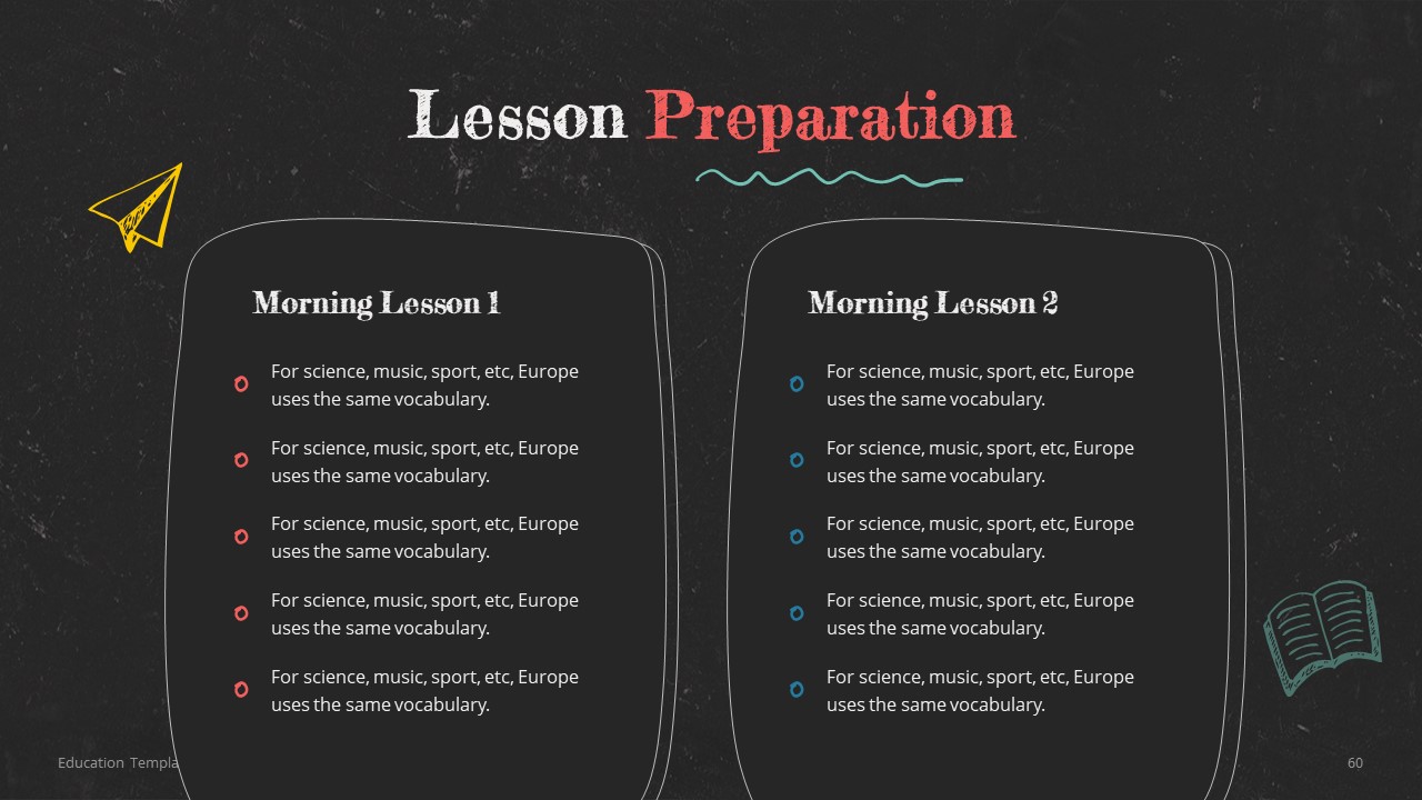 Chalkzone Doodles Education PowerPoint Presentation Template by BrandEarth