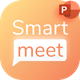 Smartmeet Online Meeting Education Modern PowerPoint Template ...