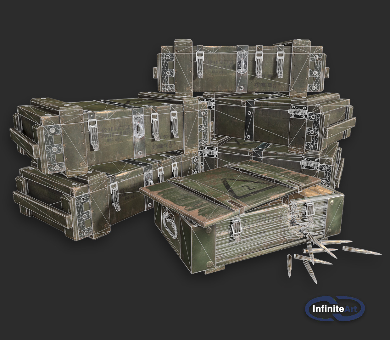 Army Weapons Transport Box by INFINITE_ART_SOLUTIONS | 3DOcean