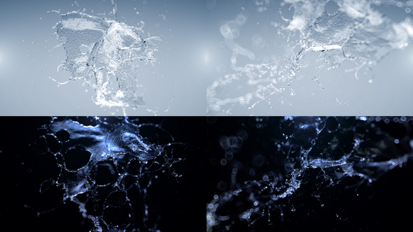 Water Exploding Logo Intro, After Effects Project Files | VideoHive