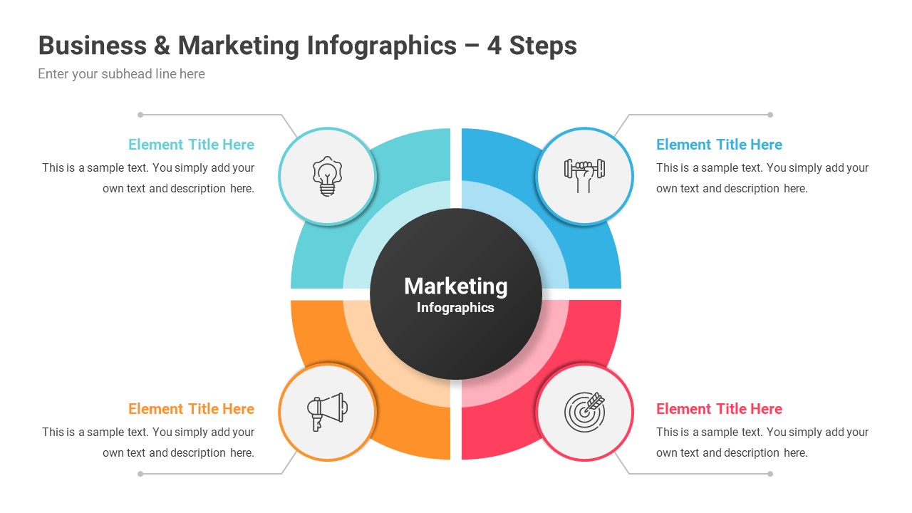 Marketing Infographics PowerPoint Template diagrams, Presentation Templates