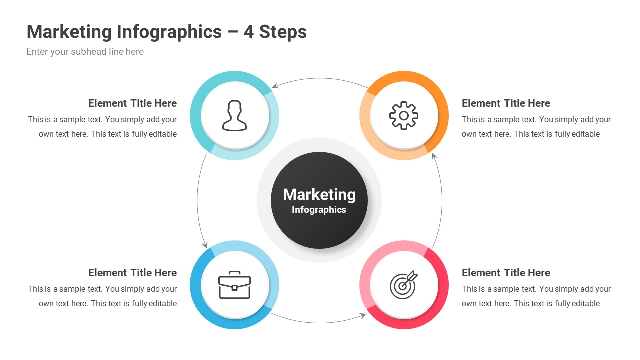 Marketing Infographics PowerPoint Template diagrams, Presentation Templates