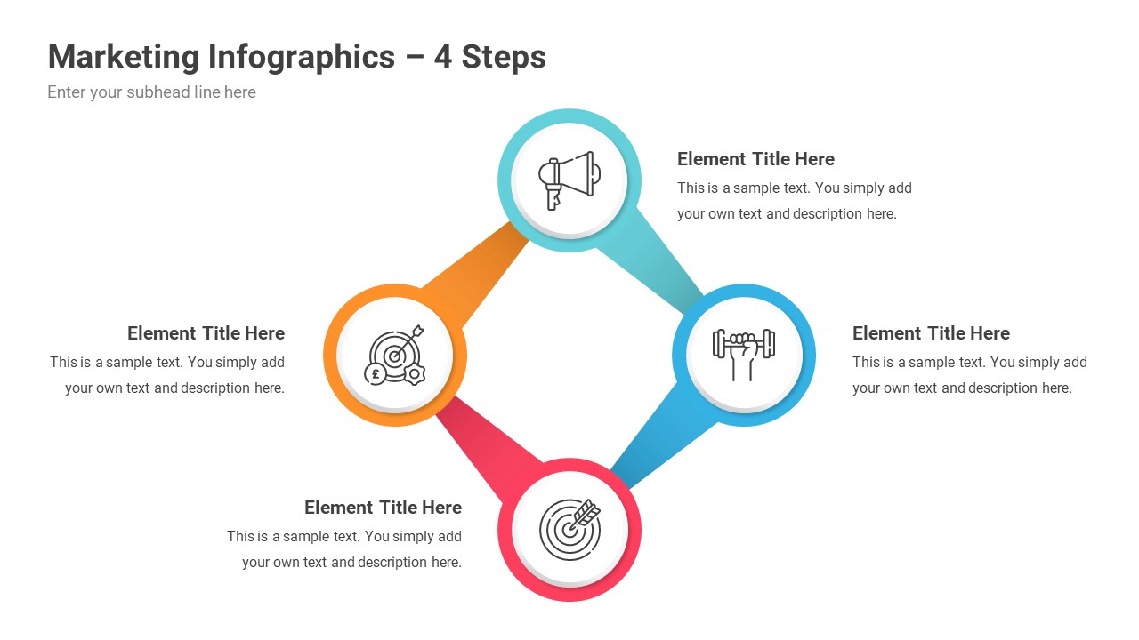 Marketing Infographics PowerPoint Template diagrams, Presentation Templates