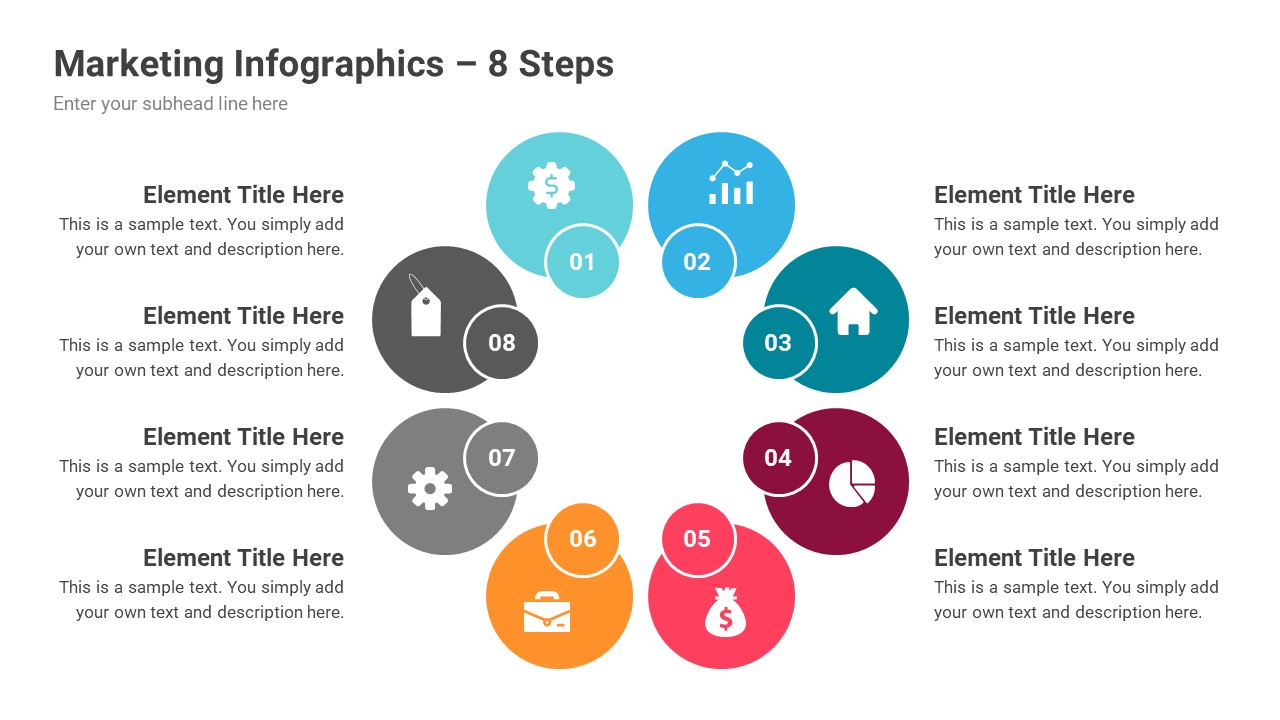Marketing Infographics PowerPoint Template diagrams, Presentation Templates