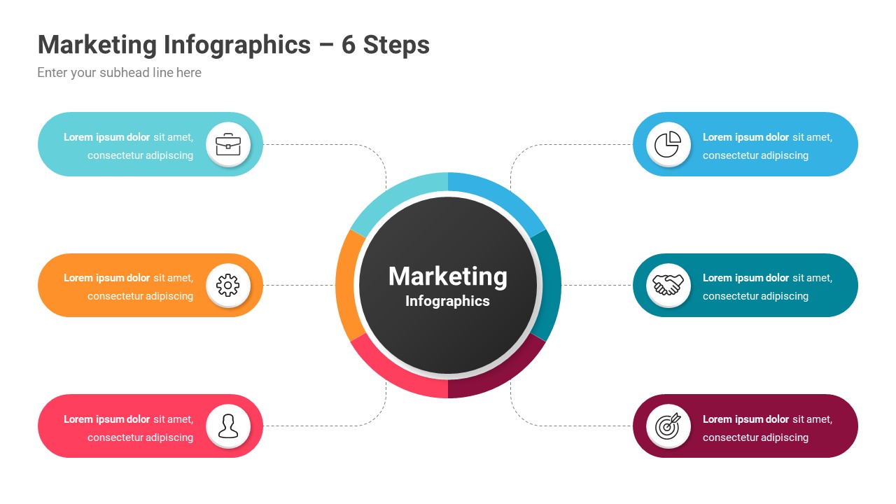 Marketing Infographics PowerPoint Template diagrams, Presentation Templates