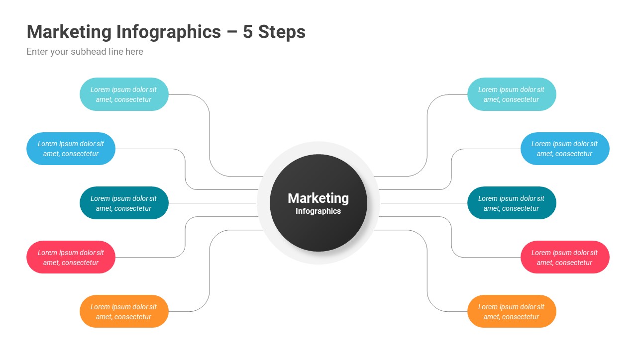 Marketing Infographics PowerPoint Template diagrams, Presentation Templates