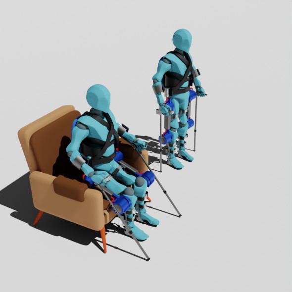 3D Exoskeleton - Rigged Body by Sir_Javux | 3DOcean