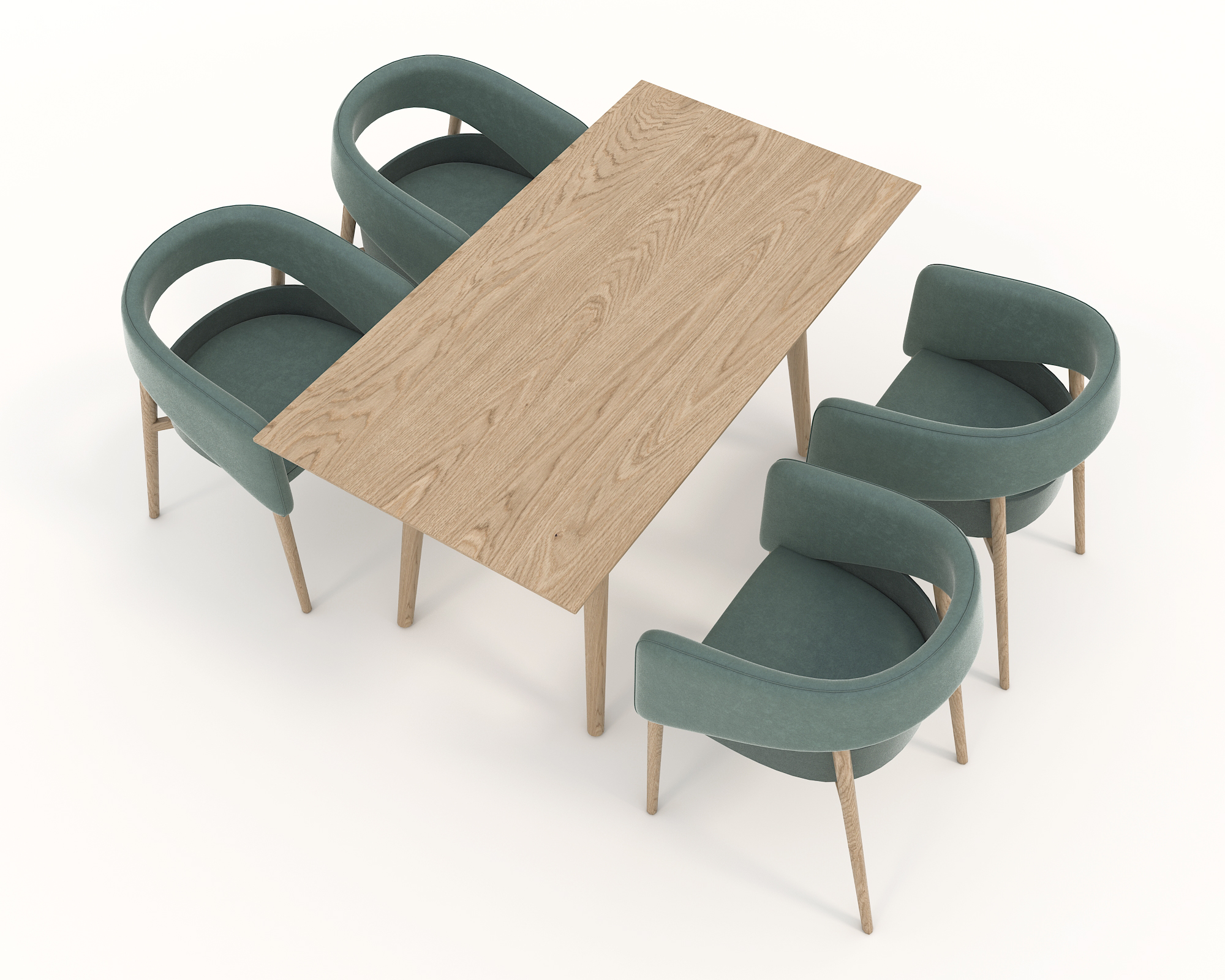 Contemporary Design Table and Chair Set 15 by nhattuankts | 3DOcean