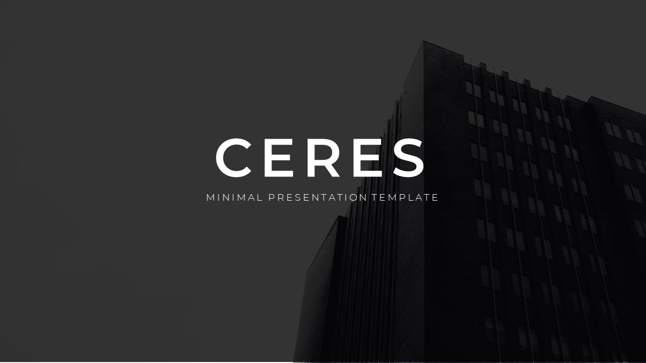 Ceres - Minimal Powerpoint Template, Presentation Templates | GraphicRiver