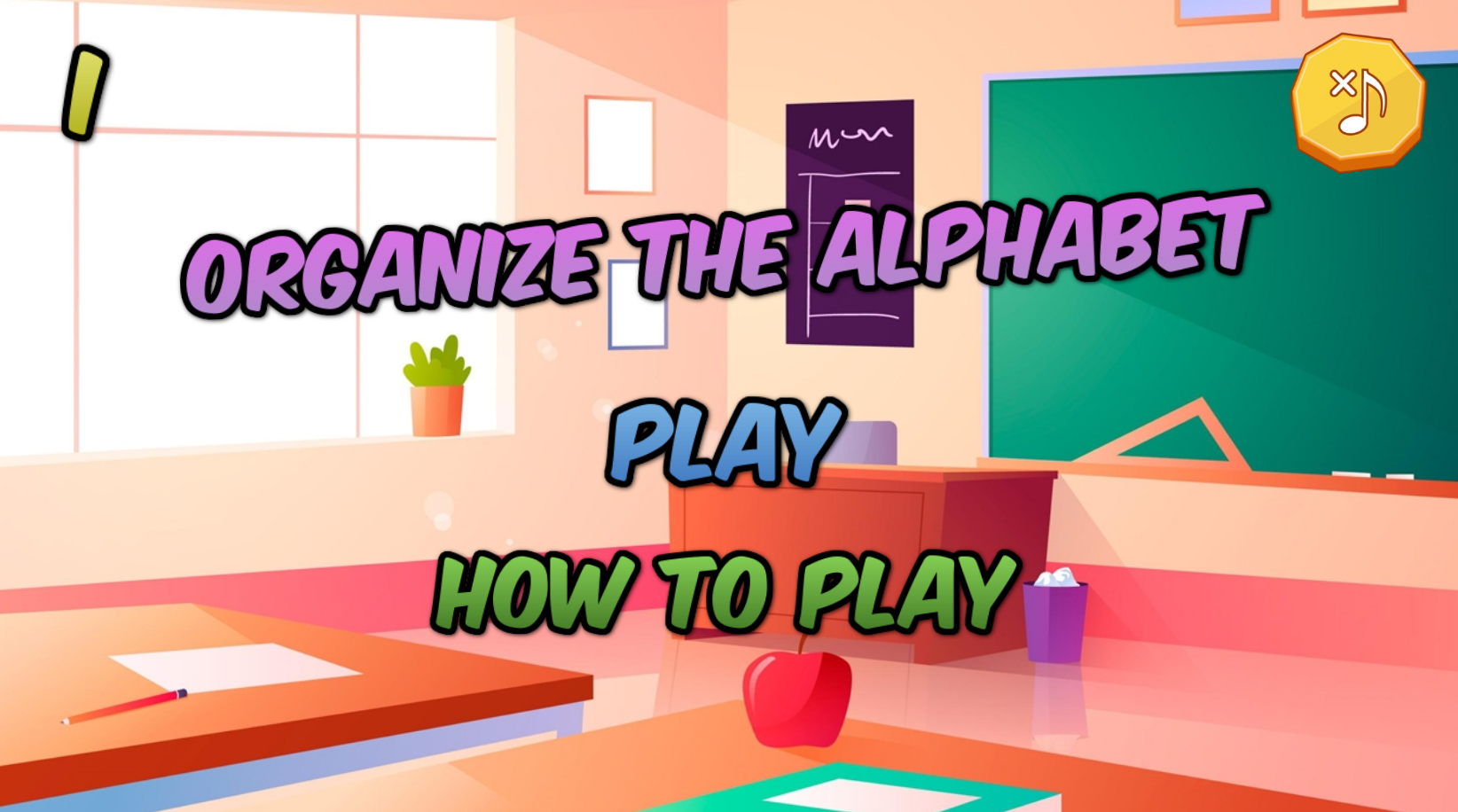 Organize The Alphabet for Kids - Educational Game - HTML5 Game - (Capx ...