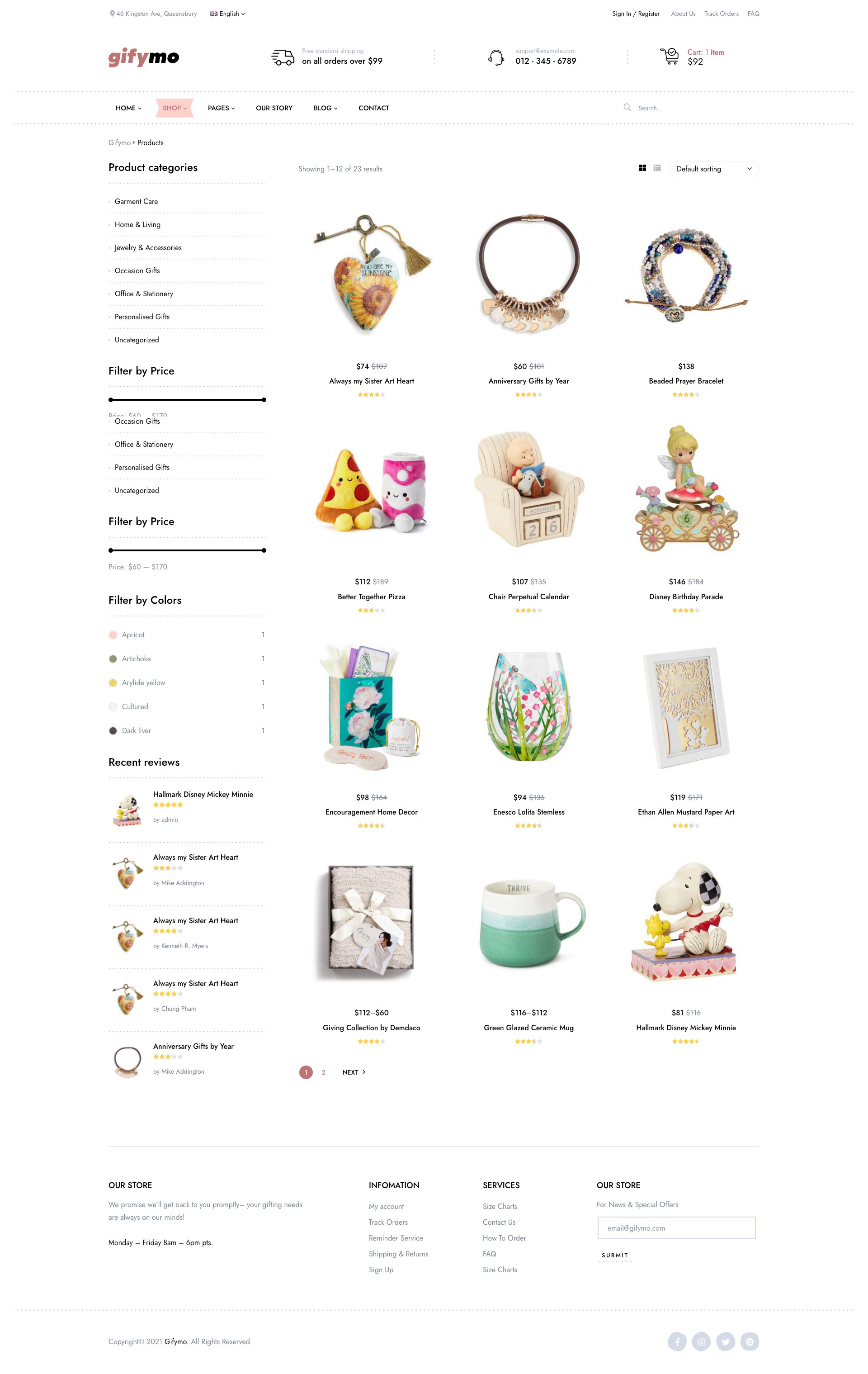 Gifymo - Gift shop WordPress Theme by themelexus | ThemeForest