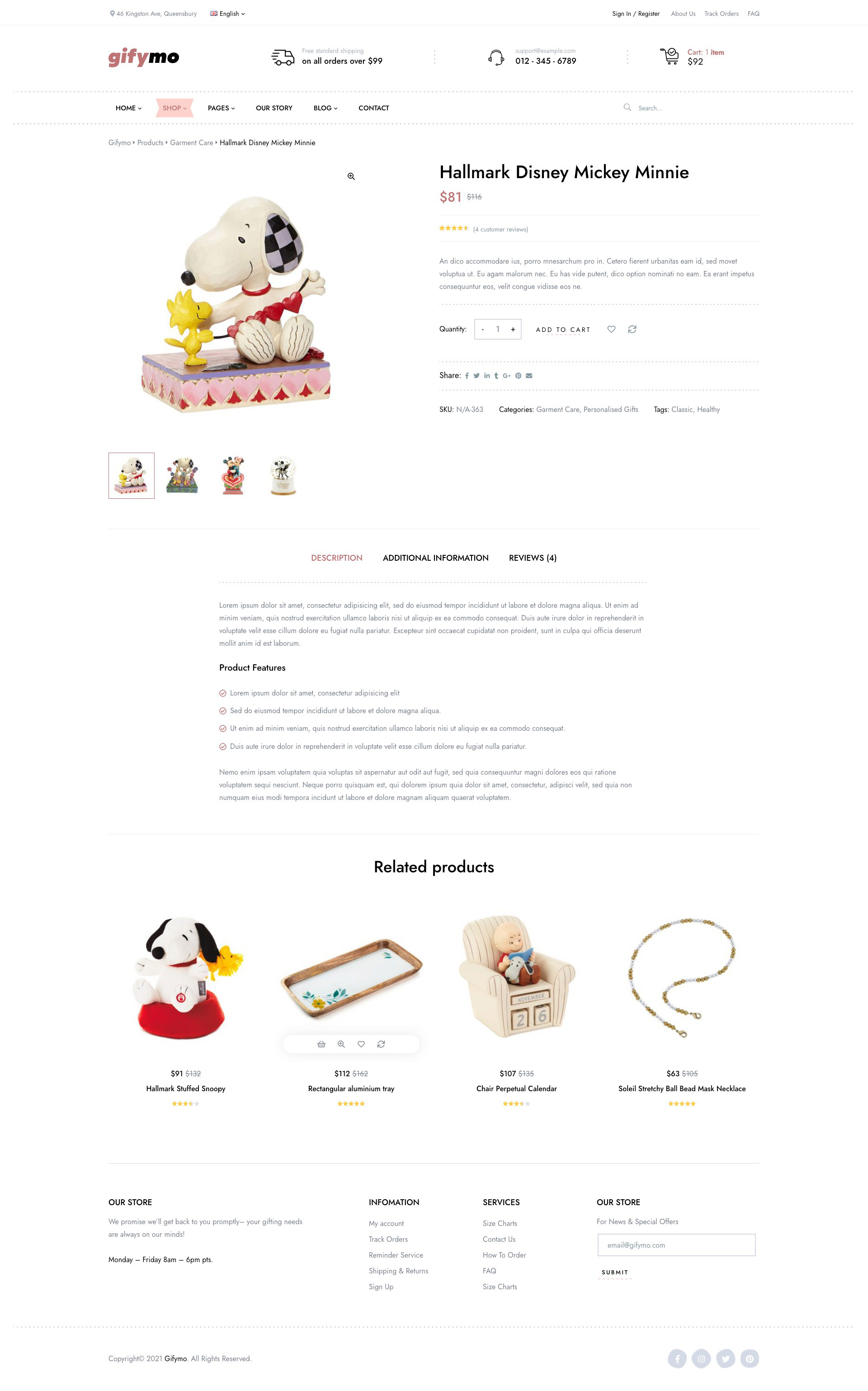 Gifymo - Gift shop WordPress Theme by themelexus | ThemeForest