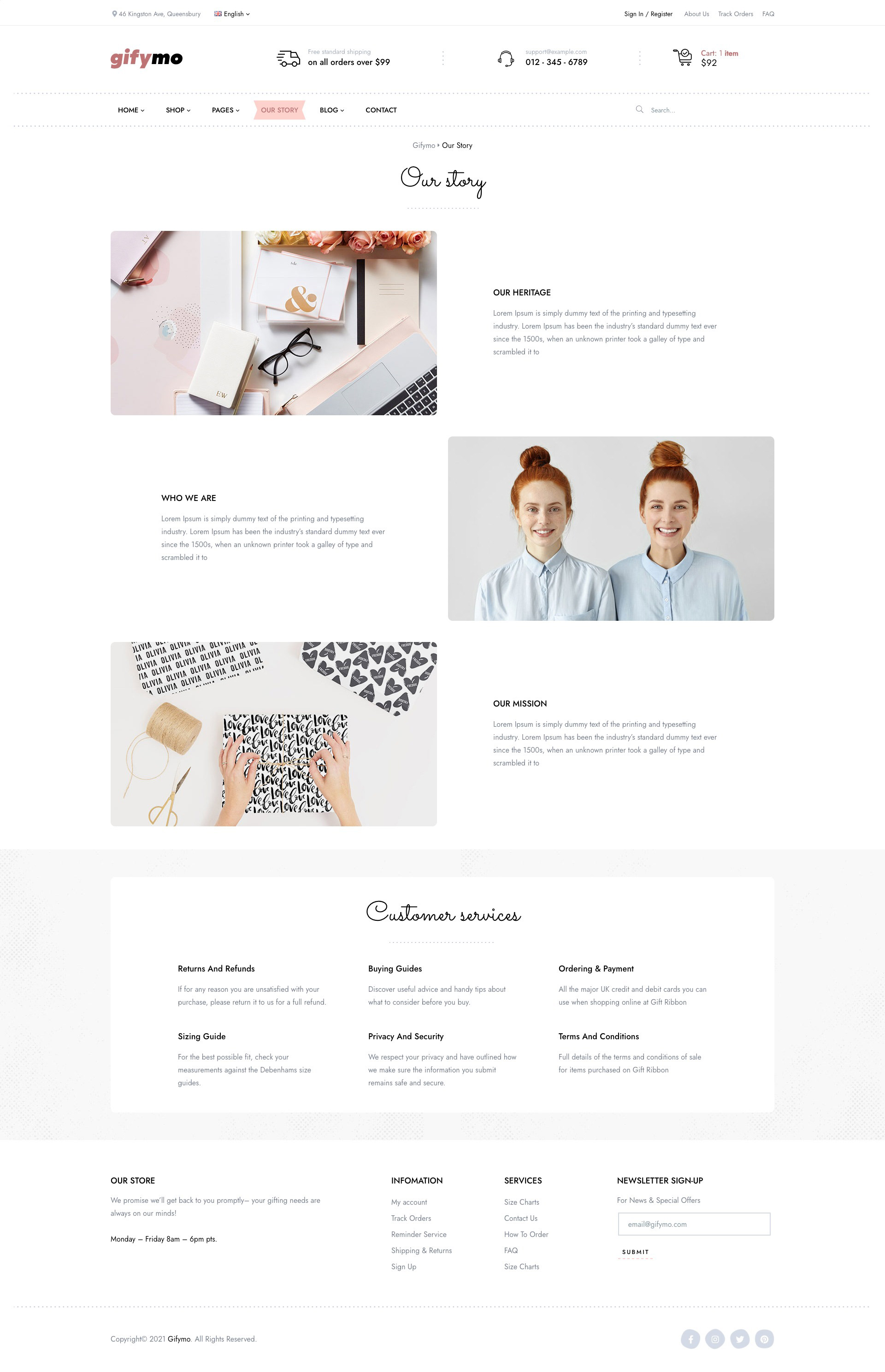 Gifymo - Gift shop WordPress Theme by themelexus | ThemeForest